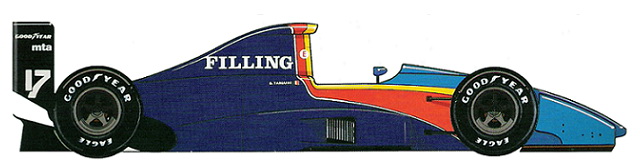 1991 Other AGS JH25B Ford DFZ Formula blueprints free - Outlines