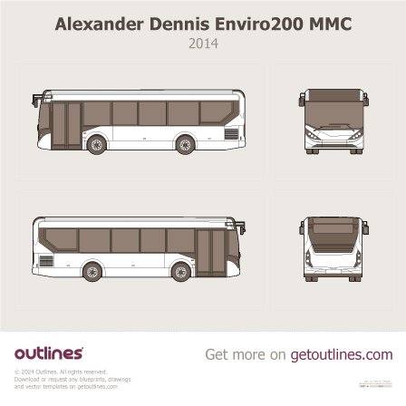 Alexander Dennis blueprints collection, download all models for 3D ...
